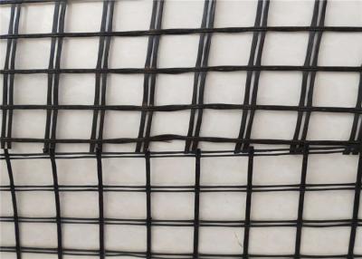 China Warp Knitted Biaxial Glass Fiber Geogrid For Gravel Roads for sale