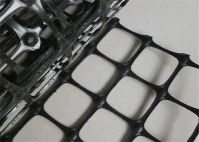 China Lightweight High stability width 3.95m Biaxial Plastic Geogrid for sale