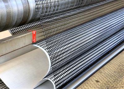 China Black Hole 30mm  Plastic Geogrid Mesh For Road Construction for sale