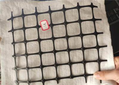 China Mining Construction Biaxial Plastic Geogrid Mesh Two Way 60kn for sale