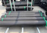 China Fiberglass Mesh Polypropylene Geogrid For Asphalt Reinforcement Pavement Driveway for sale