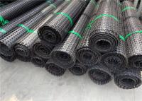China Earthwork Products Fibreglass Geogrids Bitumen Coating For Reinforcement for sale