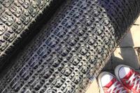 China 30kn Road Reinforcement Plastic Geogrid Mesh Width 3.9m for sale