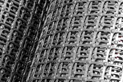 China 3.9 Meters Width Road Construction Plastic Geogrid Mesh for sale