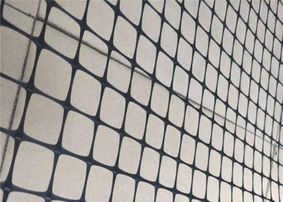 China Road Repair Plastic Geogrid Mesh Biaxial Stretched Square Network Structure for sale