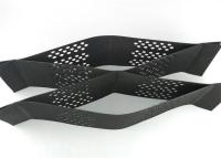 China Paver Slope Protection 50mm Plastic Geocell Black for sale