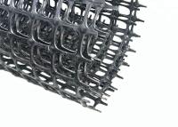 China Hdpe Pp Black Biaxial Plastic Geogrid For Soil Road Highway Stabilization for sale