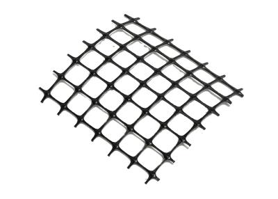 China Landfill Sites Biaxial Bx Geogrid 30/30 Kn 55mm 60mm 65 Mm Mesh Size for sale
