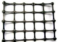 China 40kn Biaxial Plastic Geogrid Road Reinforcement With Two Way Stretch for sale