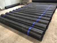 China Steel Reinforcement Earthwork Biaxial Plastic Geogrid 30KN for sale