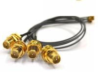 China RG316 RF Coaxial Antenna Cable Wire SMA Female Connector For Router PCB Drone for sale