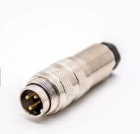 China M16 3 Pin Metal Assembly IP67 Soldering Aviation Plug Connector Threaded Coupling for sale