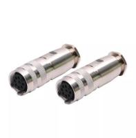 China M16 M5 Male Female Circular AISG Connector 8 pin DIN Solder Type Metal Assebly Plug for sale
