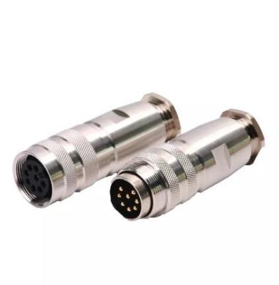China Straight Wire Aviation Plug AISG Cable Assembly Connector M16 5 Pin 8 Pin for sale