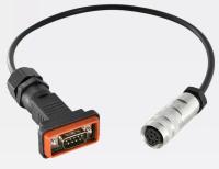 China Waterproof AISG RET Control Cable Connector 8 Pin Female To DB 9 pin Male for sale