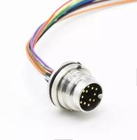 China DIN AISG 12 Pin IP67 M16 Waterproof Connector Male And Female Socket for sale