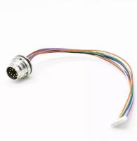 China DIN AISG 12 Pin IP67 M16 Waterproof Connector Male And Female Socket for sale