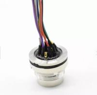 China DIN AISG 12 Pin IP67 M16 Waterproof Connector Male And Female Socket for sale