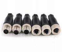 China 3 Pin 4 Pin Screw Shreaded M8 Circular Connector Male Female IP67 For Solder Sensor for sale