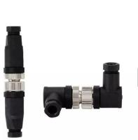 China 3 Pin 4 Pin Screw Shreaded M8 Circular Connector Male Female IP67 For Solder Sensor for sale