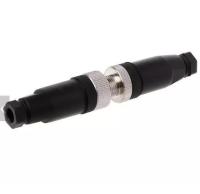 China D Code 4 Pin Shreaded Angle Female M12 Connector PUR Industry for sale