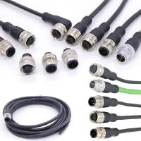 China M12 Male/Female Round Waterproof Connector for Electric Motorcycle LEV Control for sale