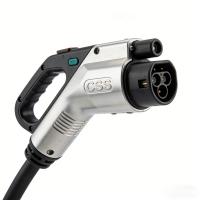China CCS2 European EV Plug Combo 2 DC Connector with 500 A / 350 KW Charging &10,000+ Mating Cycles for sale