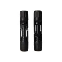 China MC4 Solar PV Connectors Panel Mount with Female and Male Plug for New Energy Solutions for sale