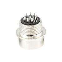China HR10A-10R-12PB Compatible 12-Pin Miniature Circular Connector Solder Type Receptacle for sale