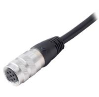 China M / F Waterproof Moulding Solderness AISG Connector Male To Female M12 8pin for sale