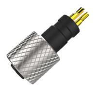 China 3 4 Pin M5 Circular Connector Moulded On Cable For Machine Condition Monitoring for sale