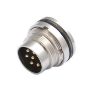 China AISG PCB Board Male Female Connector Waterproof M12 M16 8 Pin for sale
