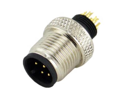 China Ip68 IP67 Aviation electrical cable Panel mount A B C D code 8 pin M8 M12 waterproof circcular connector for sale
