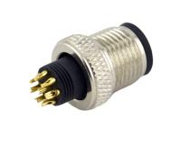 China Ip68 IP67 Aviation electrical cable Panel mount A B C D code 8 pin M8 M12 waterproof circcular connector for sale