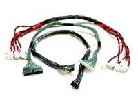 China Generic Waterproof Electrical Wire Harness Cable In Standard Grey And Rainbow Coloured for sale