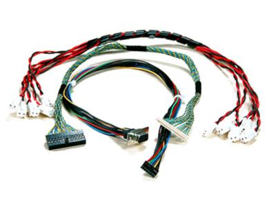 China Generic Waterproof Electrical Wire Harness Cable In Standard Grey And Rainbow Coloured for sale
