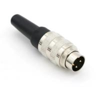 China Receptacble Type With Rugged Metal Shells Rear Mount Female Male AISG Connector for sale