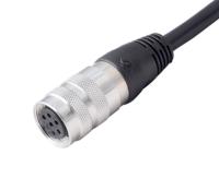 China IP68 socket male female flange panel mount solder type m16 5pin AISG connector for sale