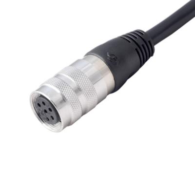 China M5 M8 M12 Signal IP67 Waterproof Connector 3 4 5 8 12 Pin Custom With Cable for sale