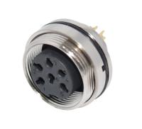 China IP67 IP68 Watertight Cable Black Waterproof 8 Pin Round Connector for sale