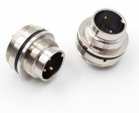 China IP68 IP67 socket Panel mount M12 M16 AISG 5 pin solder type circular connector for sale
