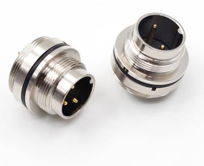 China M / F Waterproof Moulding Solderness AISG Connector Male To Female M12 8pin for sale