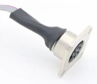 China Customized Ribbon 8 Pin Waterproof Connector Square Female To JST Connector for sale