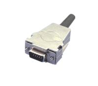 China Shielded Crimp Solder Pins 15 Pin 26 Pin 45 Degree D Sub Connector for sale