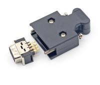China Silver Surface 3M Scsi Zinc Die Casting  MDR 26 Pin Waterproof Panel Mount Connector for sale