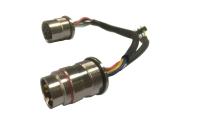 China 12 Pin M12 socket type IP67 Panel Mount Circular straight waterproof AISG Connector for sale