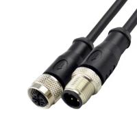 China Ip67 Shielding M12 Circular Connector 8pin Aviation Plug Wire Joint Type for sale