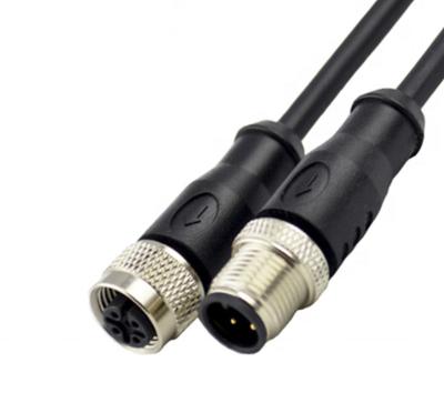 China Ip67 Shielding M12 Circular Connector 8pin Aviation Plug Wire Joint Type for sale
