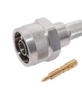 China RF Connector, N-Type Straight Crimp Male for LMR-400, 50 Ohm for sale