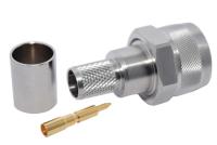 China RF Connector, N-Type Straight Crimp Male for LMR-400, 50 Ohm for sale